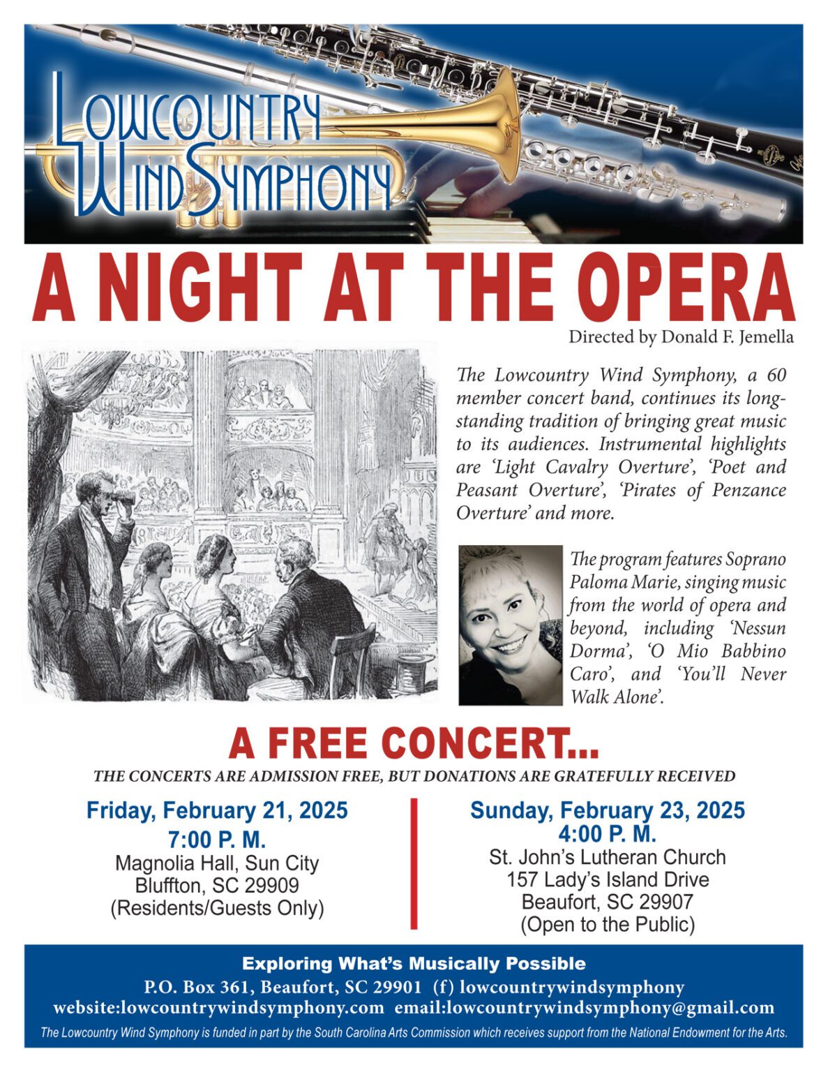 A Night at the Opera | Lowcountry Wind Symphony
